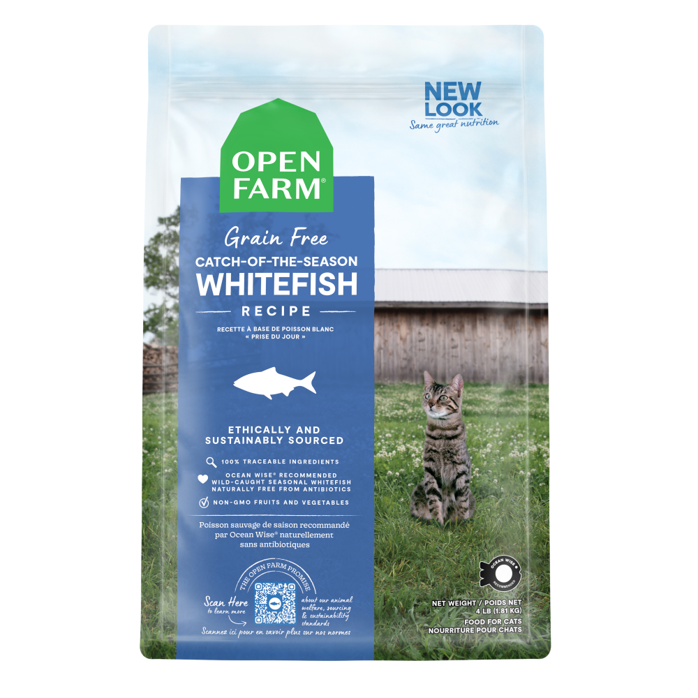Open Farm Grain Free Catch of the Season Whitefish Recipe Dry Cat Food ...