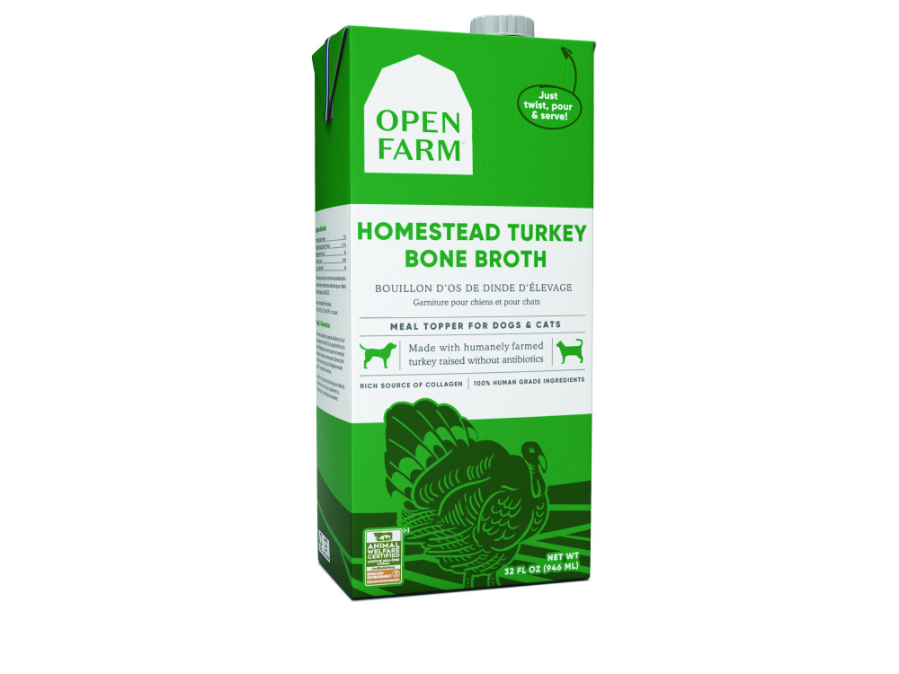Open Farm Homestead Turkey Bone Broth for Dogs & Cats — Concord Pet ...