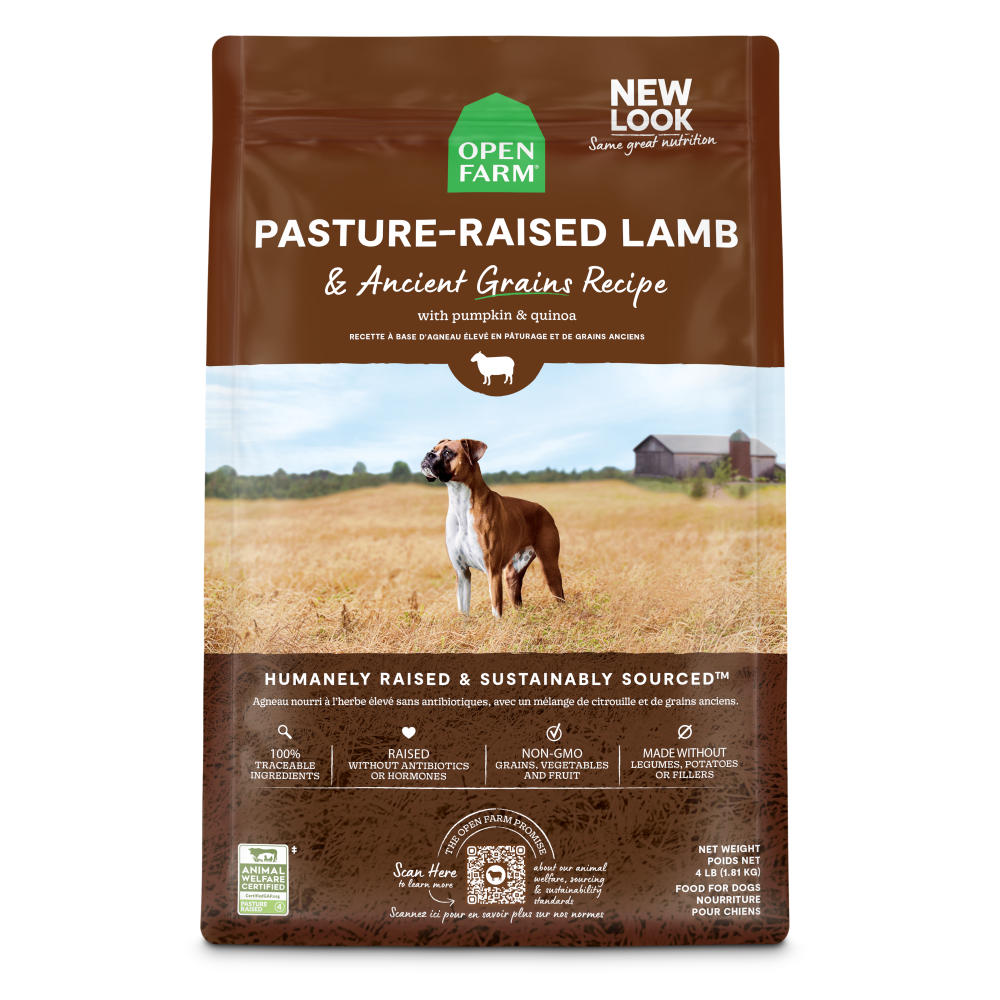 Open Farm Pasture-Raised Lamb & Ancient Grains Dry Dog Food — Concord ...